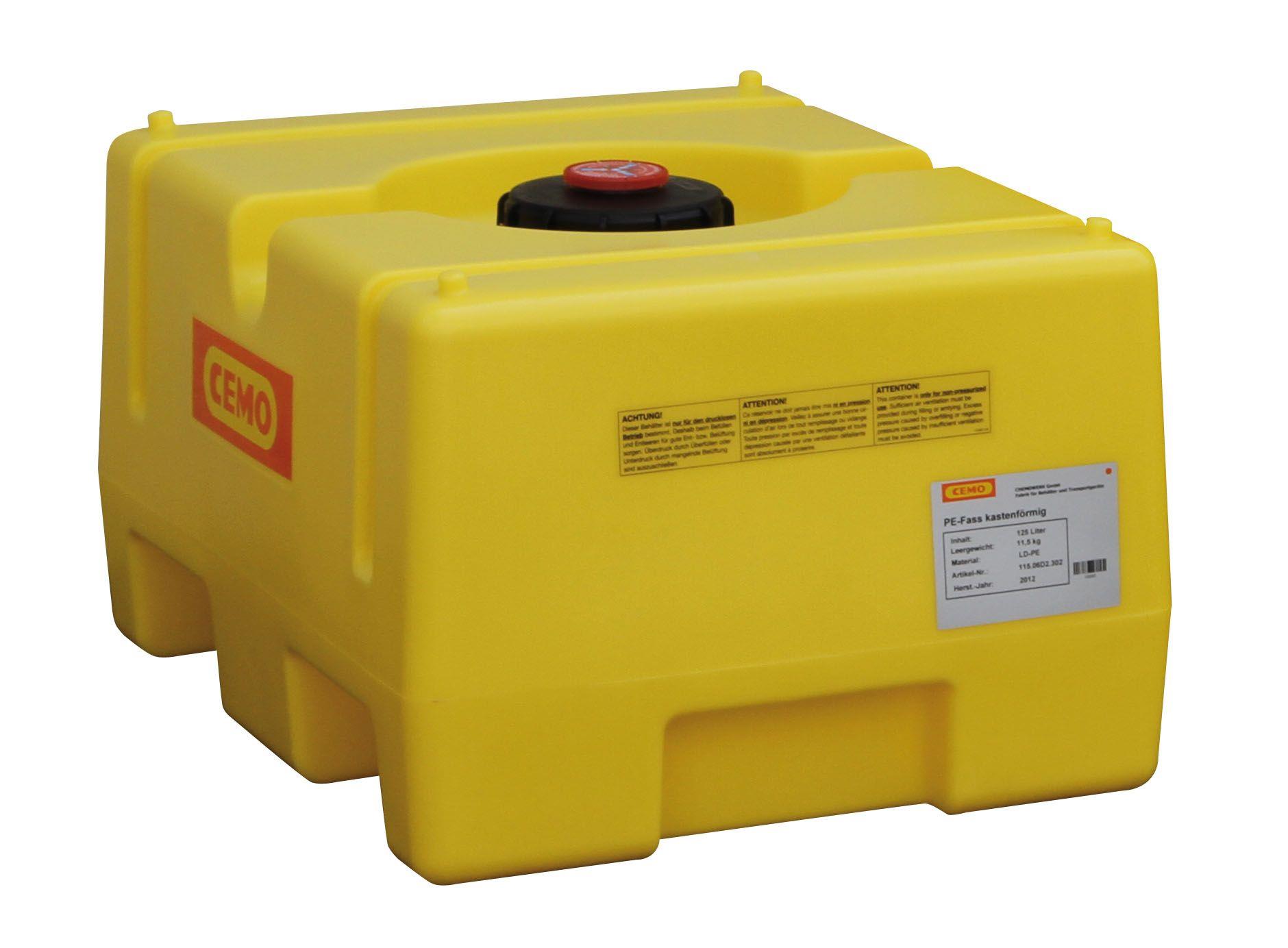 Serbatoio in polietilene rettangolare per trasporto liquidi | Cemo