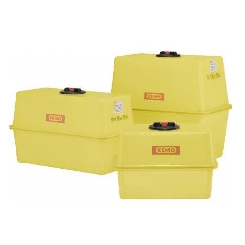 Serbatoio da 600 L in vetroresina rettangolare per liquidi | Cemo