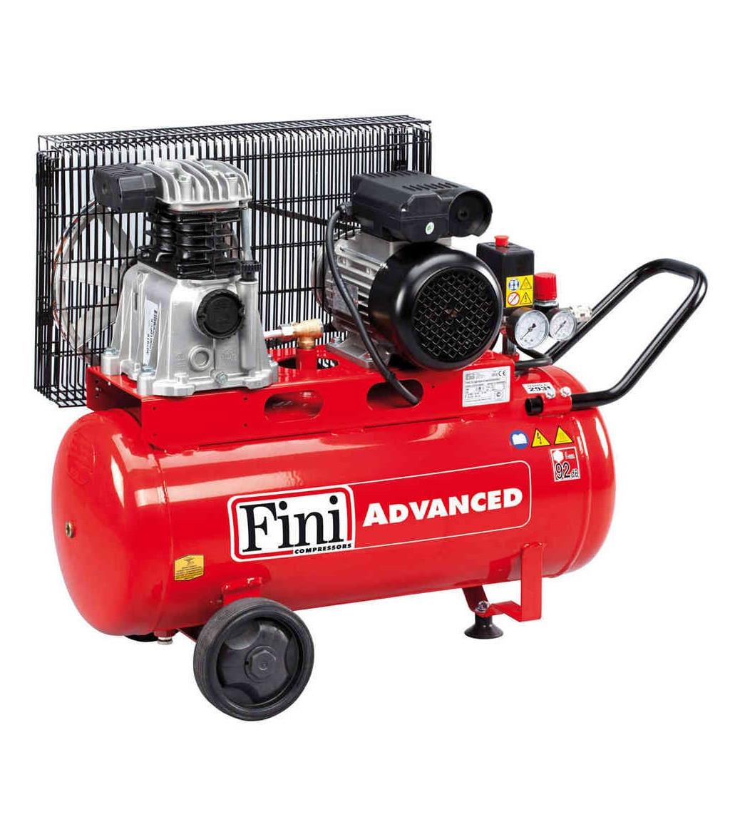 Compressore con serbatoio e trasmissione a cinghia pressione max 10bar