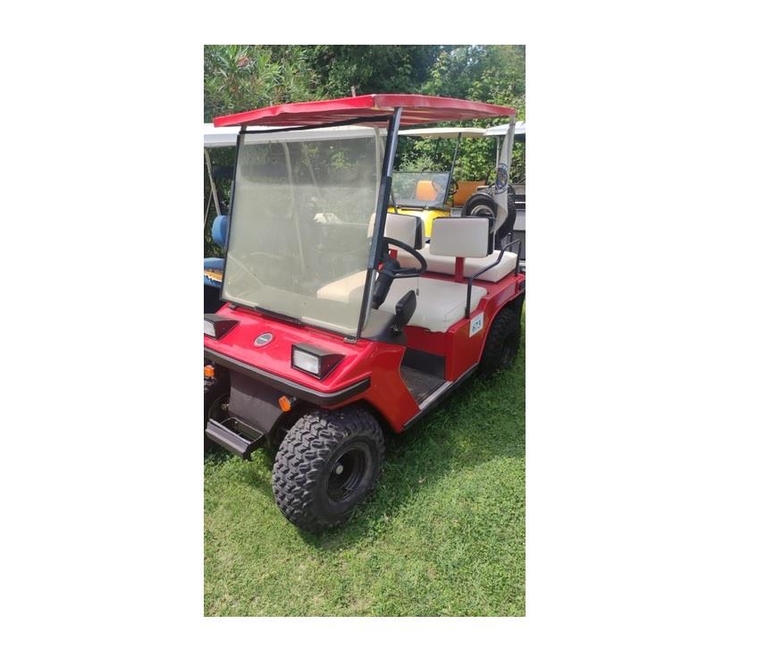 Golf car Melex rossa 4 posti omologata