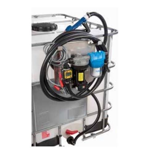 Kit pompa autodescante membrana AdBlue con contalitri e filtro da 12 V