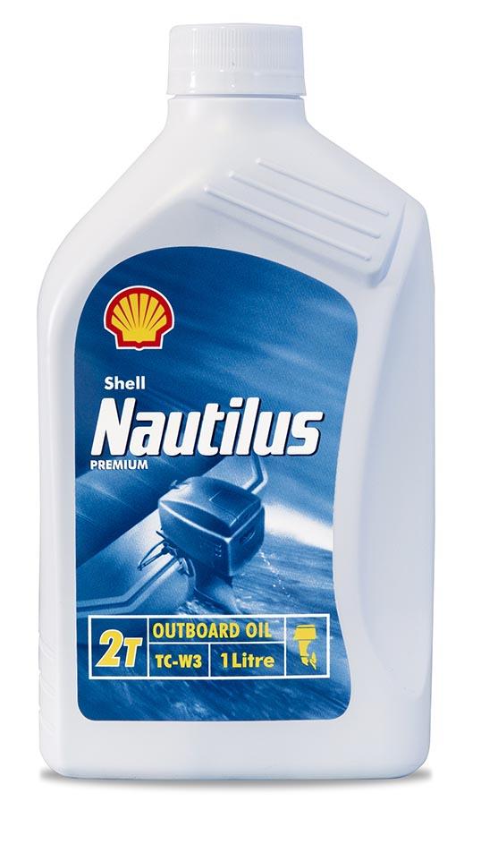 Olio per motori marini Shell Nautilus Premium Outboard - 12 pezzi x 1L