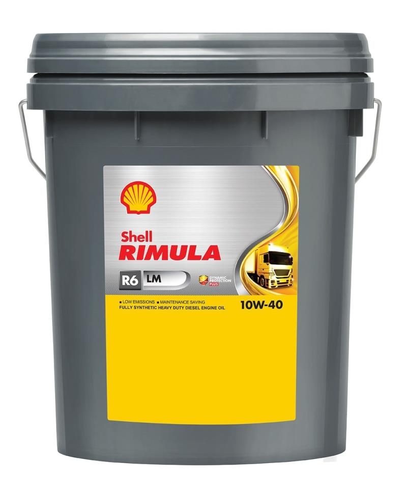 Olio motore per autotrazione pesante Shell Rimula R6 LM 10W-40 - 20L